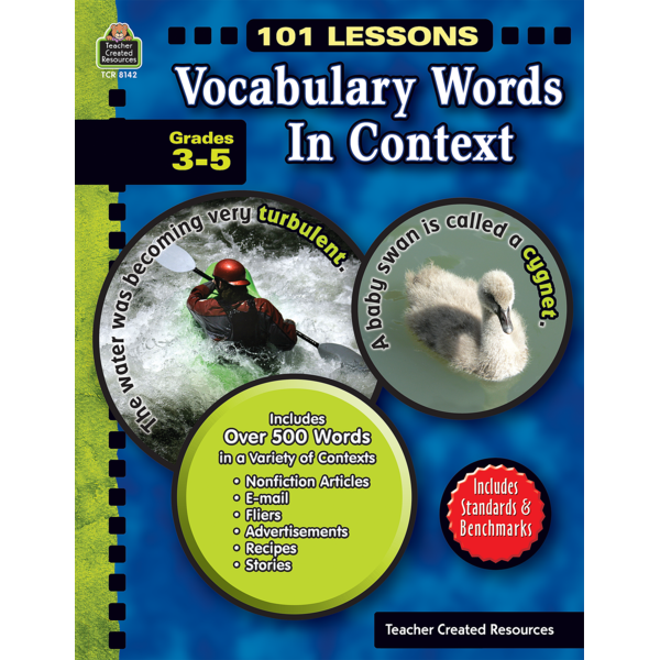 101 Lessons: Vocabulary Words in Context - TCR8142 | Teacher Created ...