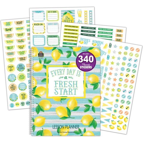 Lemon Zest Lesson Planner - TCR8271 | Teacher Created Resources