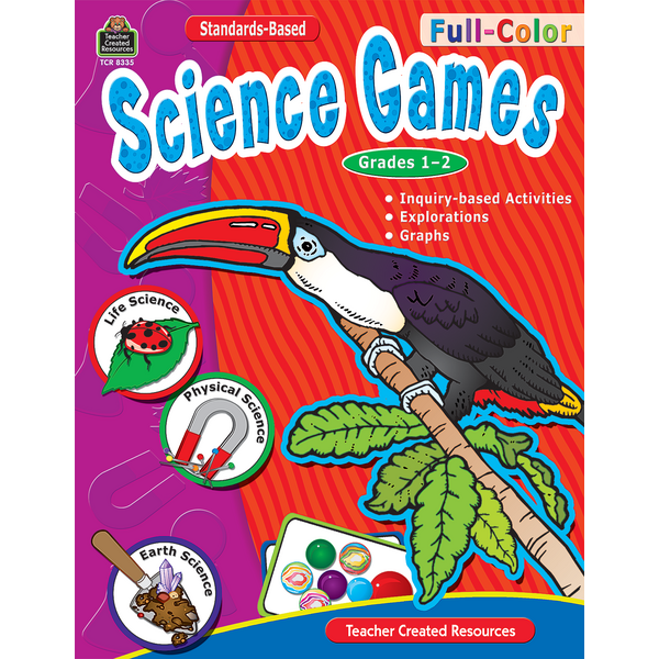 Full-Color Science Games, Grades 1-2 - TCR8335 | Teacher Created Resources