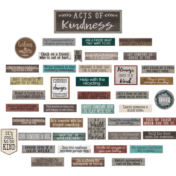 Home Sweet Classroom Acts of Kindness Bulletin Board - TCR8462 ...