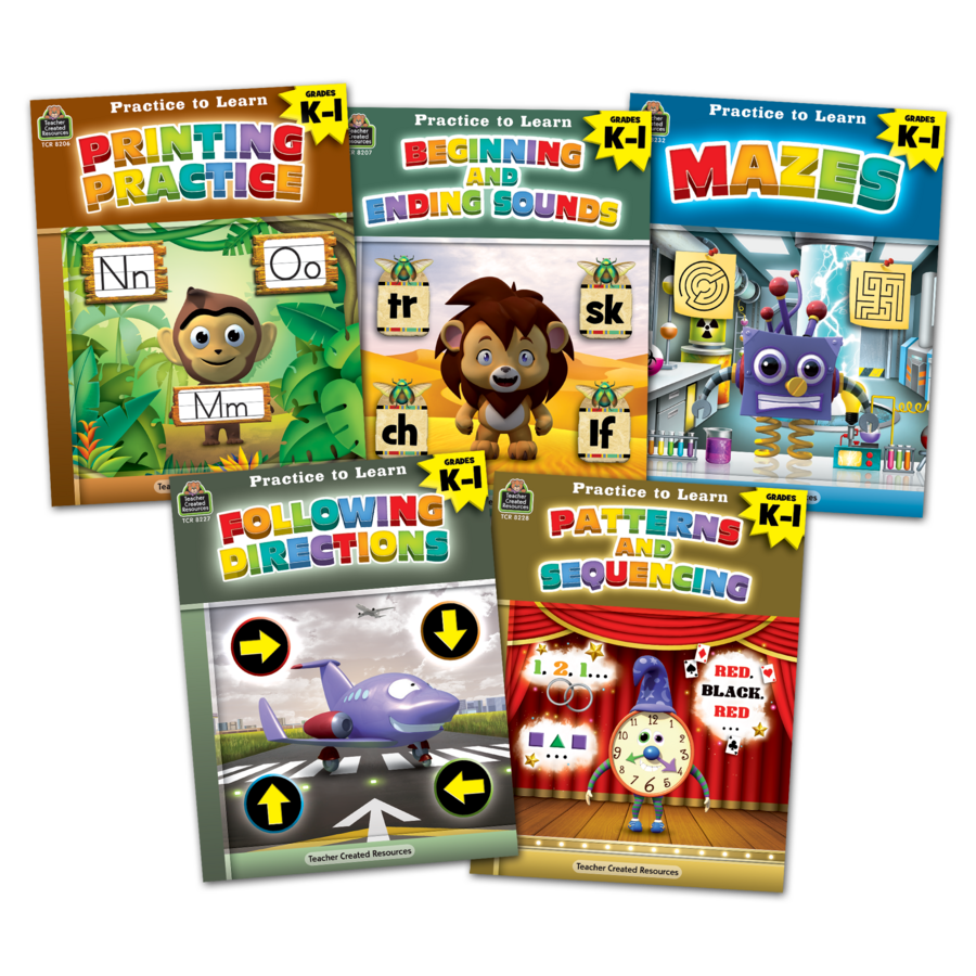 Practice to Learn Grade K-1 Set - TCR2088533 | Teacher Created Resources