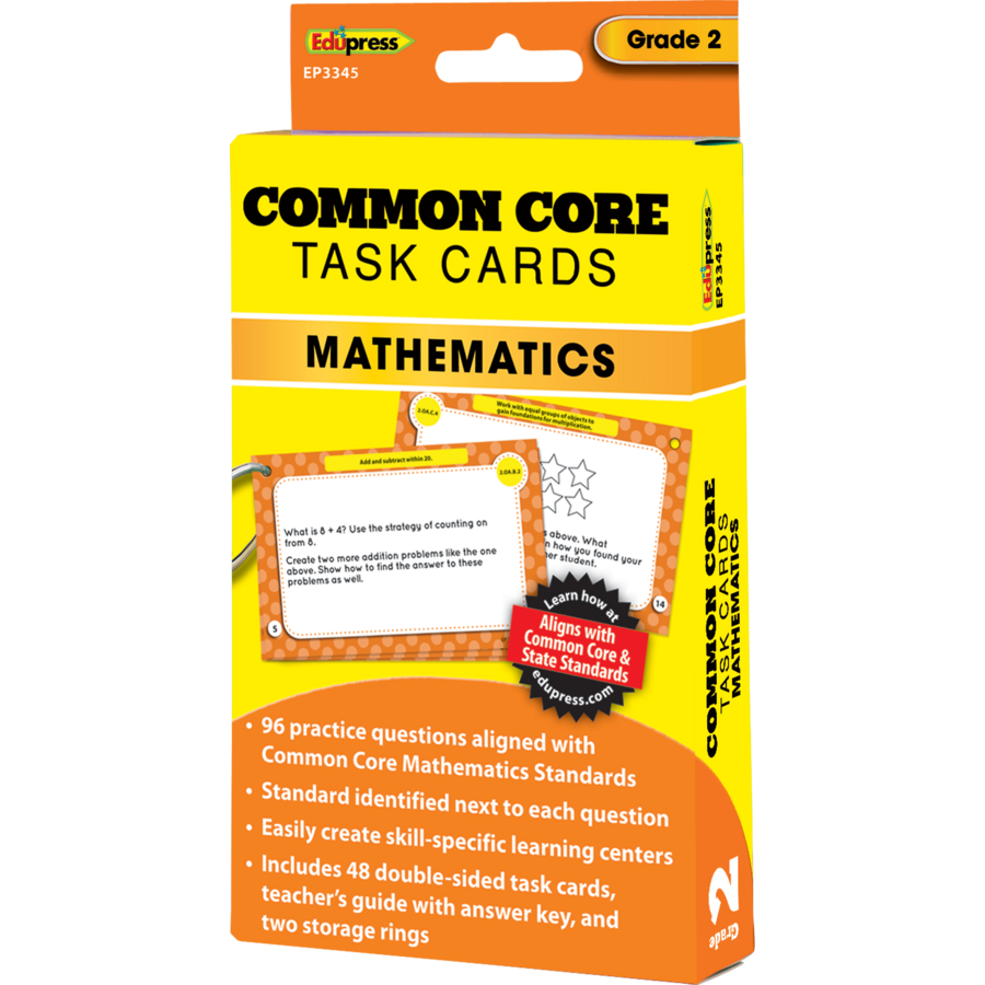 Common Core Math Task Cards Grade 2 - TCR63345 | Teacher Created Resources