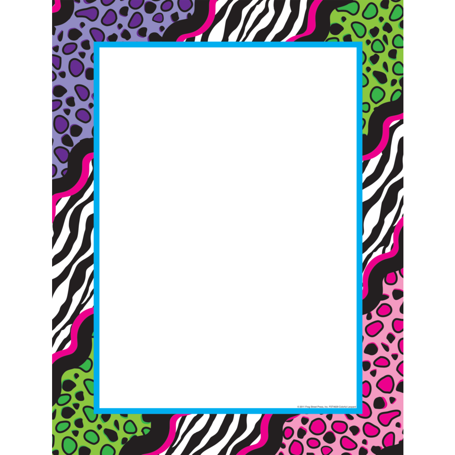 Colorful Leopard Chart - TCR74629 | Teacher Created Resources