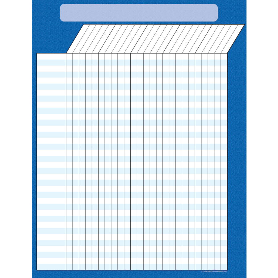 Blue Incentive Chart - TCR7666 | Teacher Created Resources