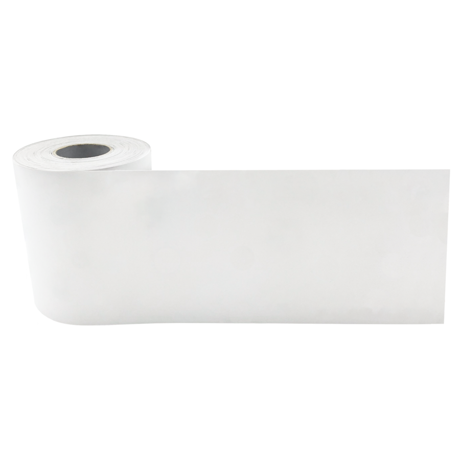 White Straight Rolled Border Trim - TCR9168 | Teacher Created Resources