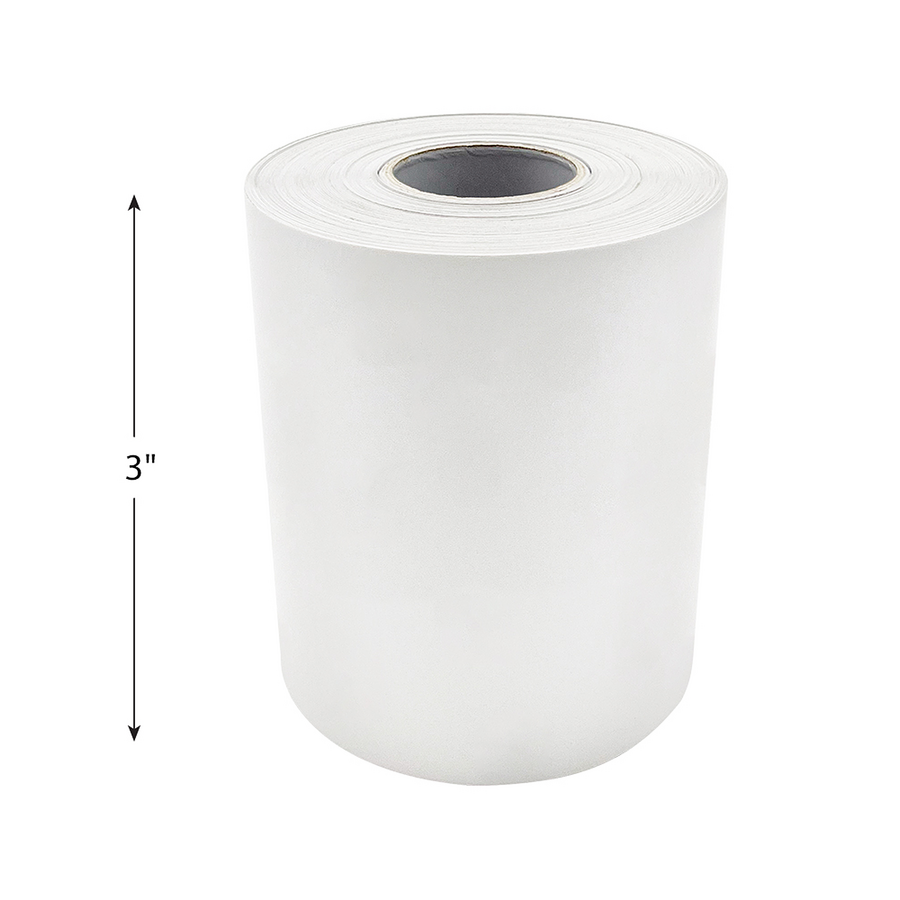 White Straight Rolled Border Trim - TCR9168 | Teacher Created Resources