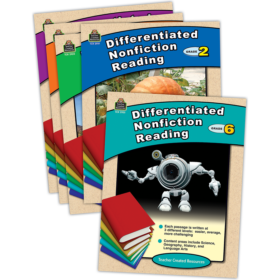 Differentiated Nonfiction Reading Set (5 bks) - TCR9990 | Teacher ...
