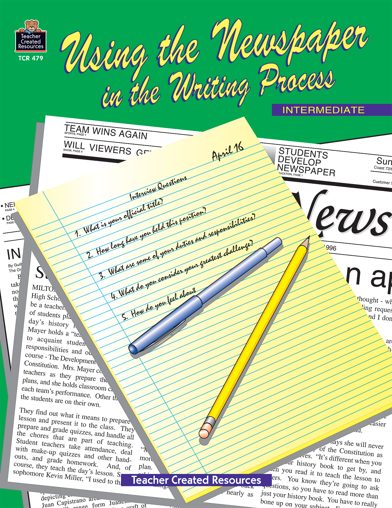 Using the Newspaper in the Writing Process - TCR0479 | Teacher Created ...