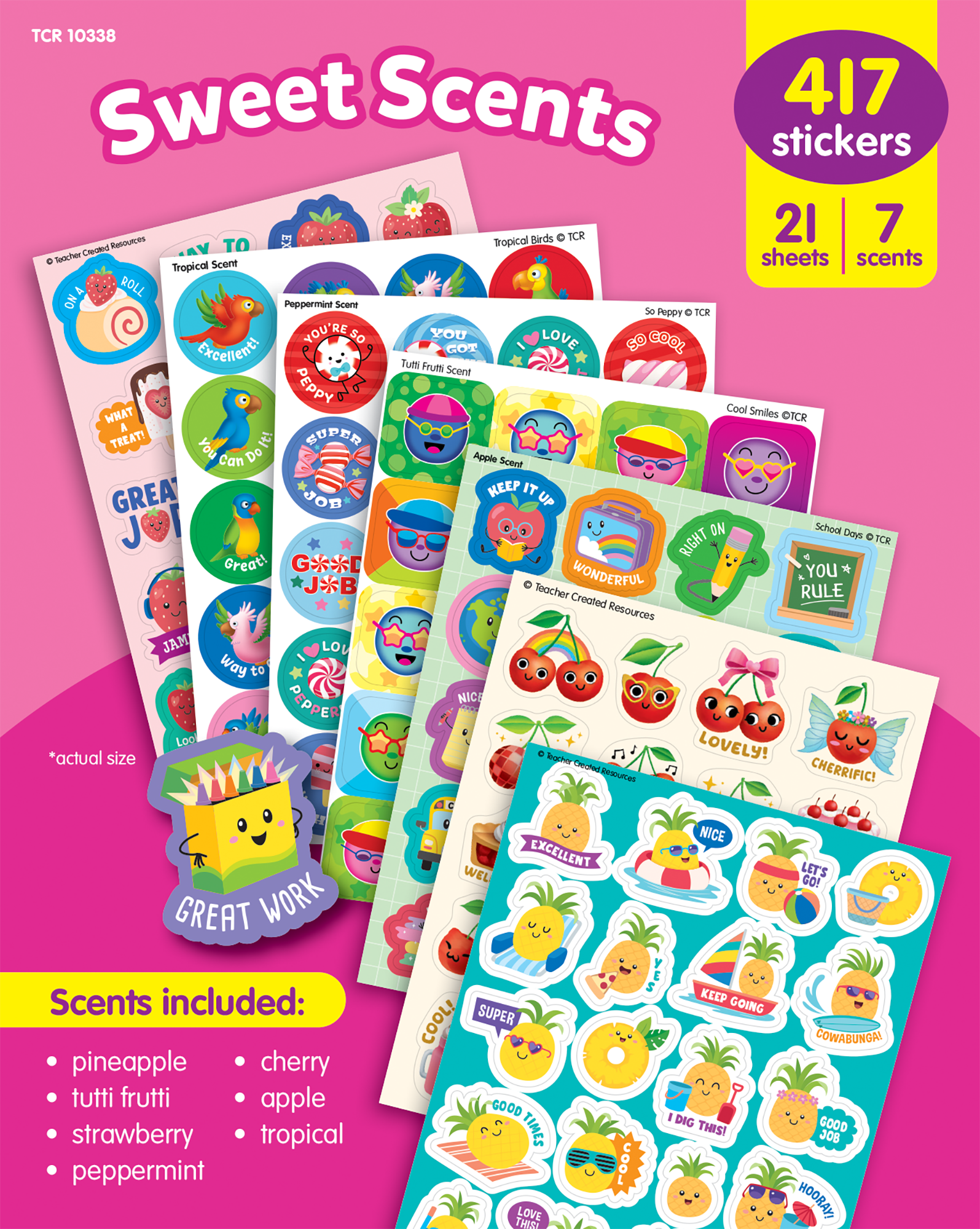 Sweet Scents Smelly Stickers Variety Pack - TCR10338 | Teacher Created ...