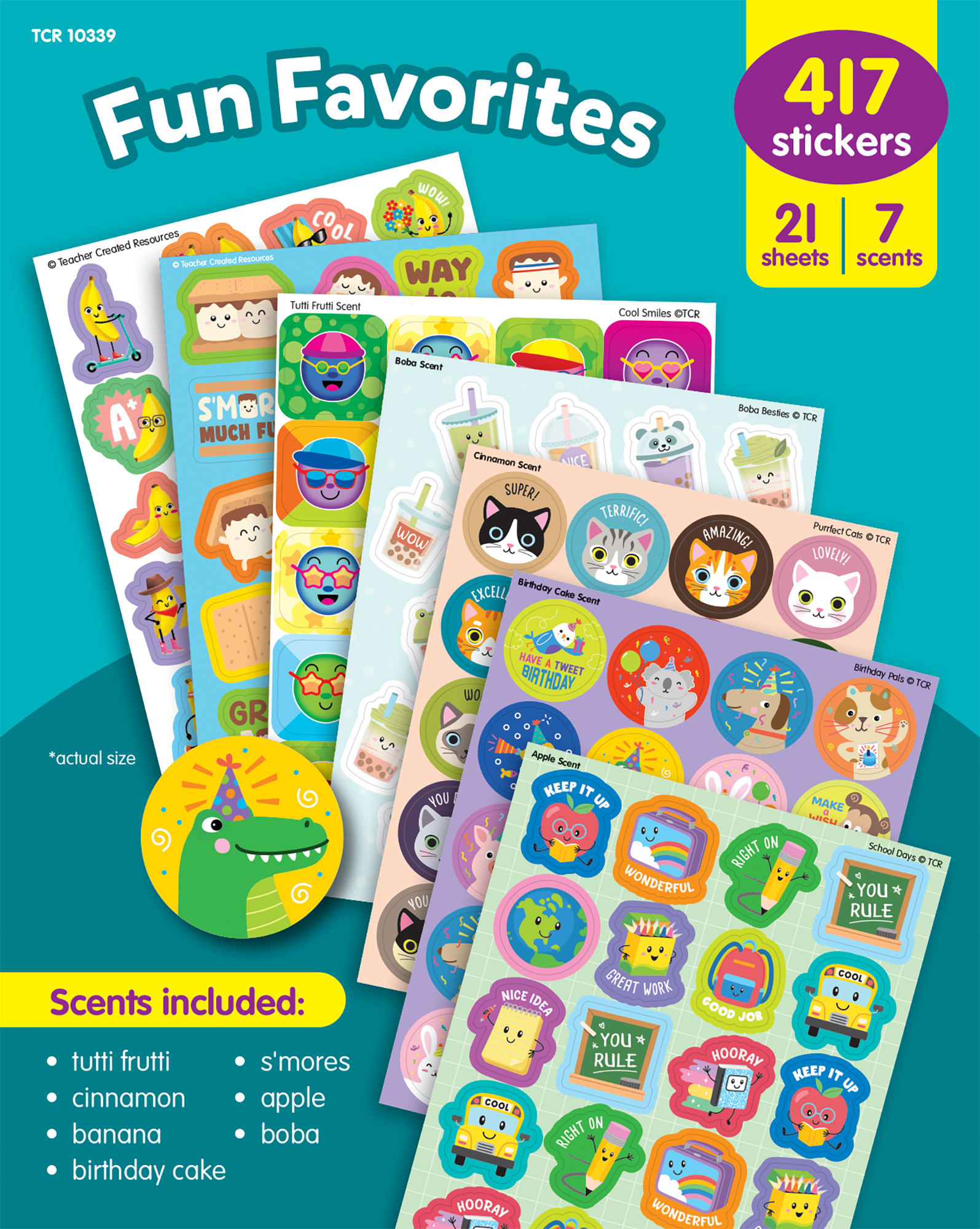 Fun Favorites Smelly Stickers Variety Pack - TCR10339 | Teacher Created ...