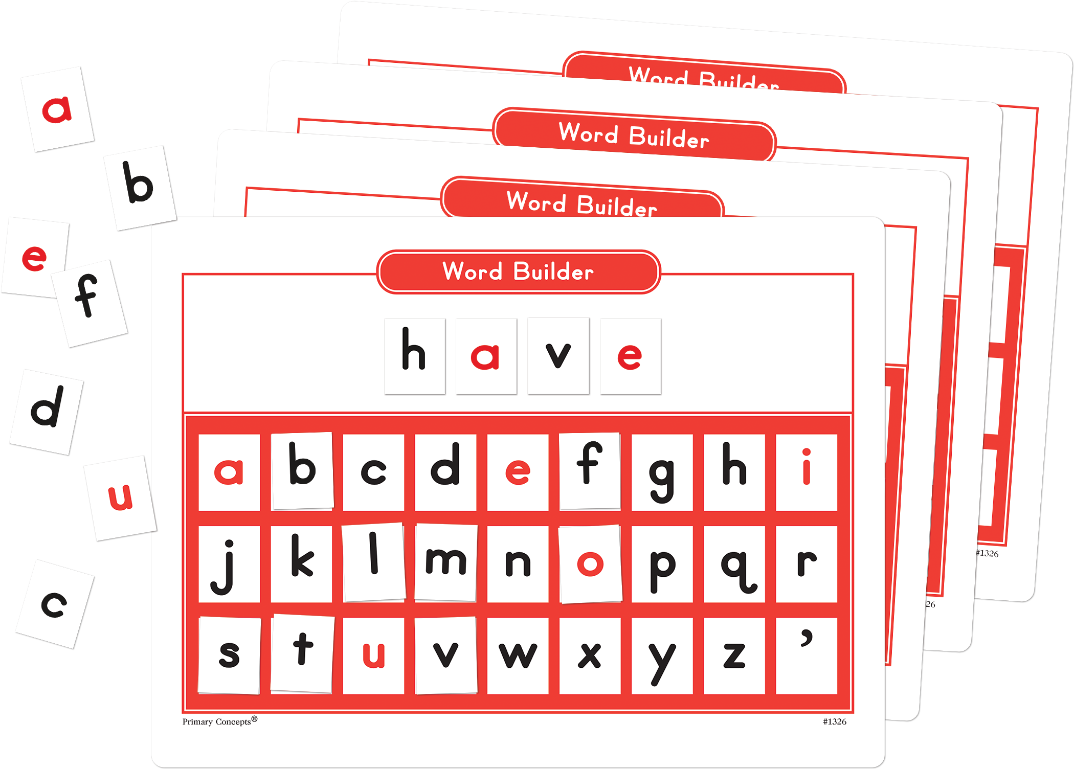 Magnetic Word Builder (set of 4) - TCR1327 | Teacher Created Resources