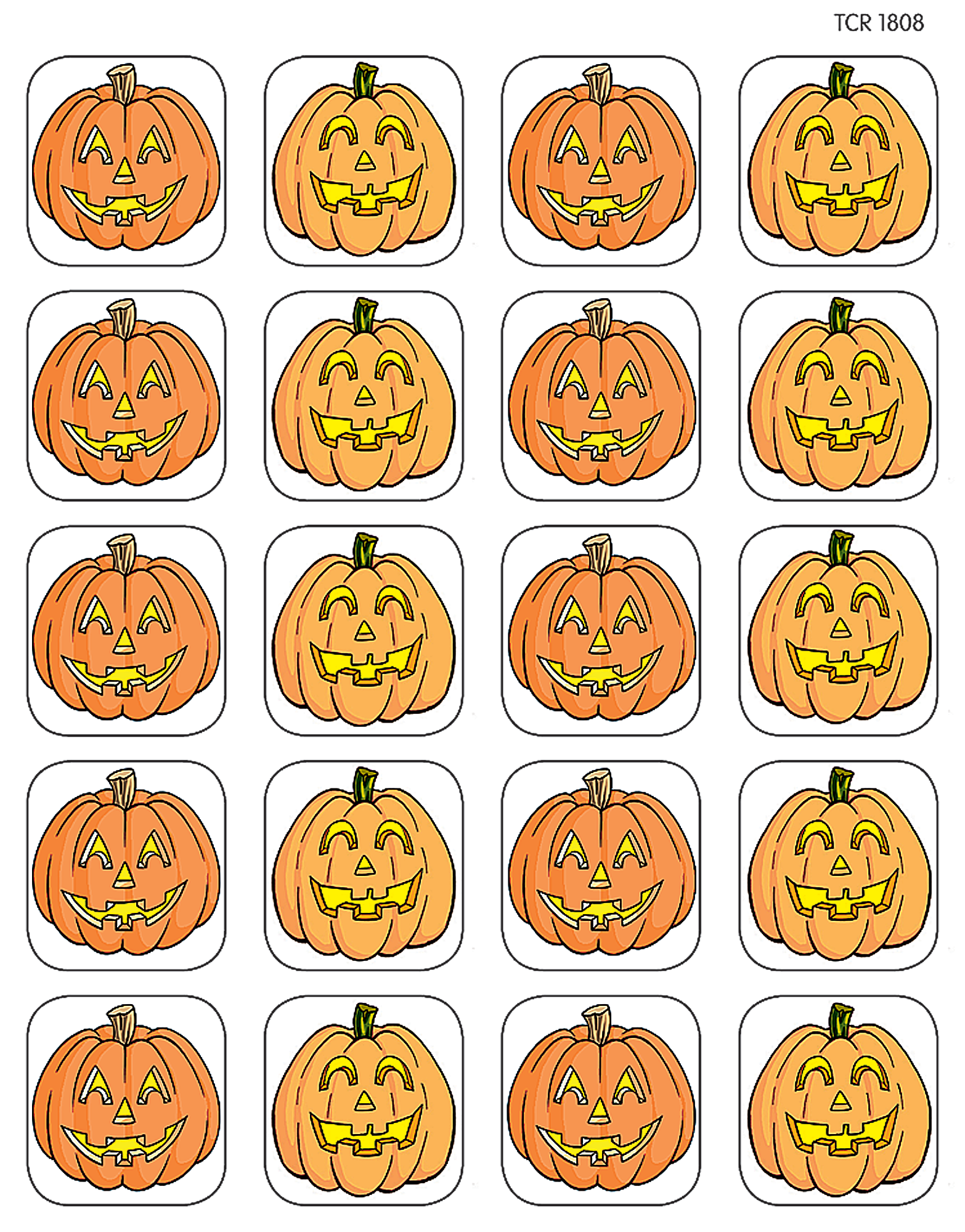 Pumpkins Stickers - TCR1808 | Teacher Created Resources