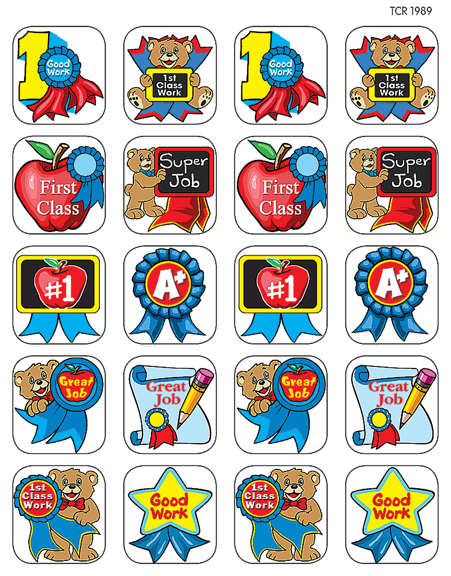 Ribbon Awards Stickers - TCR1989 | Teacher Created Resources