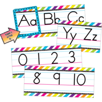 Brights 4Ever Alphabet Line Bulletin Board - TCR6923 | Teacher Created ...
