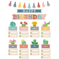 Happy Cactus Crew Happy Birthday Mini Bulletin Board - TCR6958 ...