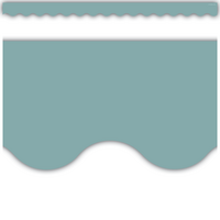 Calming Blue Scalloped Border Trim - TCR7128 | Teacher Created Resources