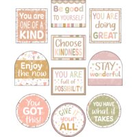 Terrazzo Tones Positive Sayings Accents - TCR7219 | Teacher Created ...