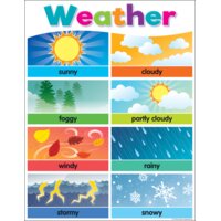 Colorful Weather Chart - TCR7495 | Teacher Created Resources