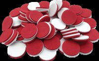 Foam Counters: Red/White - TCR20600 | Teacher Created Resources