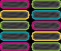 Chalkboard Brights Labels - TCR20871 | Teacher Created Resources