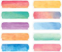 Watercolor Labels - TCR20873 | Teacher Created Resources