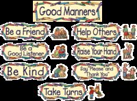 Good Manners Mini Bulletin Board from Susan Winget - TCR4297 | Teacher ...