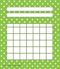 Lime Polka Dots Incentive Charts - TCR4774 | Teacher Created Resources