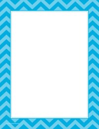 Aqua Chevron Computer Paper - TCR5529 | Teacher Created Resources