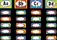 Superhero Alphabet Word Wall Bulletin Board Display Set - TCR5847 ...