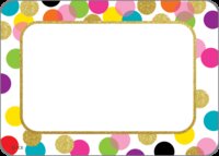 Confetti Name Tags/Labels - TCR5885 | Teacher Created Resources