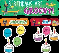 Pete the Cat Birthdays Are Groovy Mini Bulletin Board - TCR63649 ...