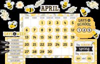 Buzzing Bees Calendar Bulletin Board - TCR6887 | Teacher Created Resources