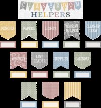 Classroom Cottage Classroom Helpers Mini Bulletin Board - TCR7175 ...