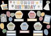 Classroom Cottage Happy Birthday Mini Bulletin Board - TCR7176 ...