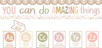 Terrazzo Tones Alphabet Affirmations Bulletin Board - TCR7202 | Teacher ...