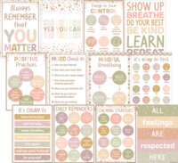 Terrazzo Tones Positive Practices Small Poster Pack - TCR7232 | Teacher ...
