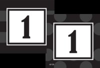 Black Sassy Solids Double-Sided Calendar Cards - TCR72332 | Teacher ...