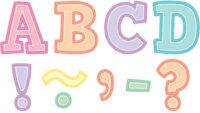 Pastel Pop Bold Block 3" Magnetic Letters - TCR77055 | Teacher Created ...