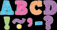 Scribble Bold Block 3" Magnetic Letters - TCR77292 | Teacher Created ...