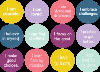 Spot On Carpet Markers Positive Mindset - 4" - TCR77501 | Teacher ...