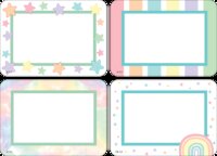 Pastel Pop Name Tags/Labels - Multi-Pack - TCR8421 | Teacher Created ...