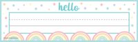Pastel Pop Flat Name Plates - TCR8422 | Teacher Created Resources