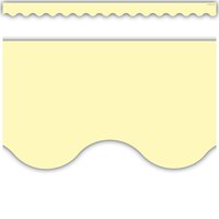 Pastel Yellow Scalloped Border Trim - TCR8429 | Teacher Created Resources