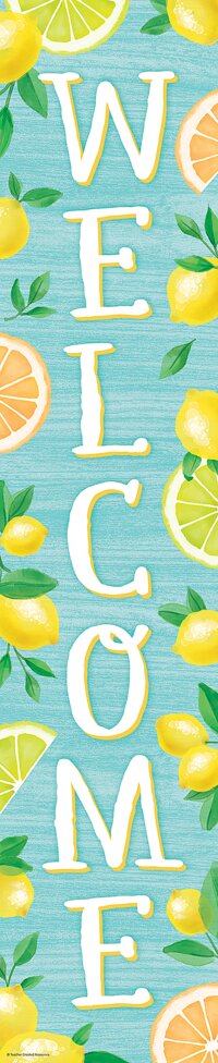 Lemon Zest Welcome Banner - TCR8495 | Teacher Created Resources