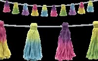 Tie-Dye Tassels Garland - TCR8903 | Teacher Created Resources