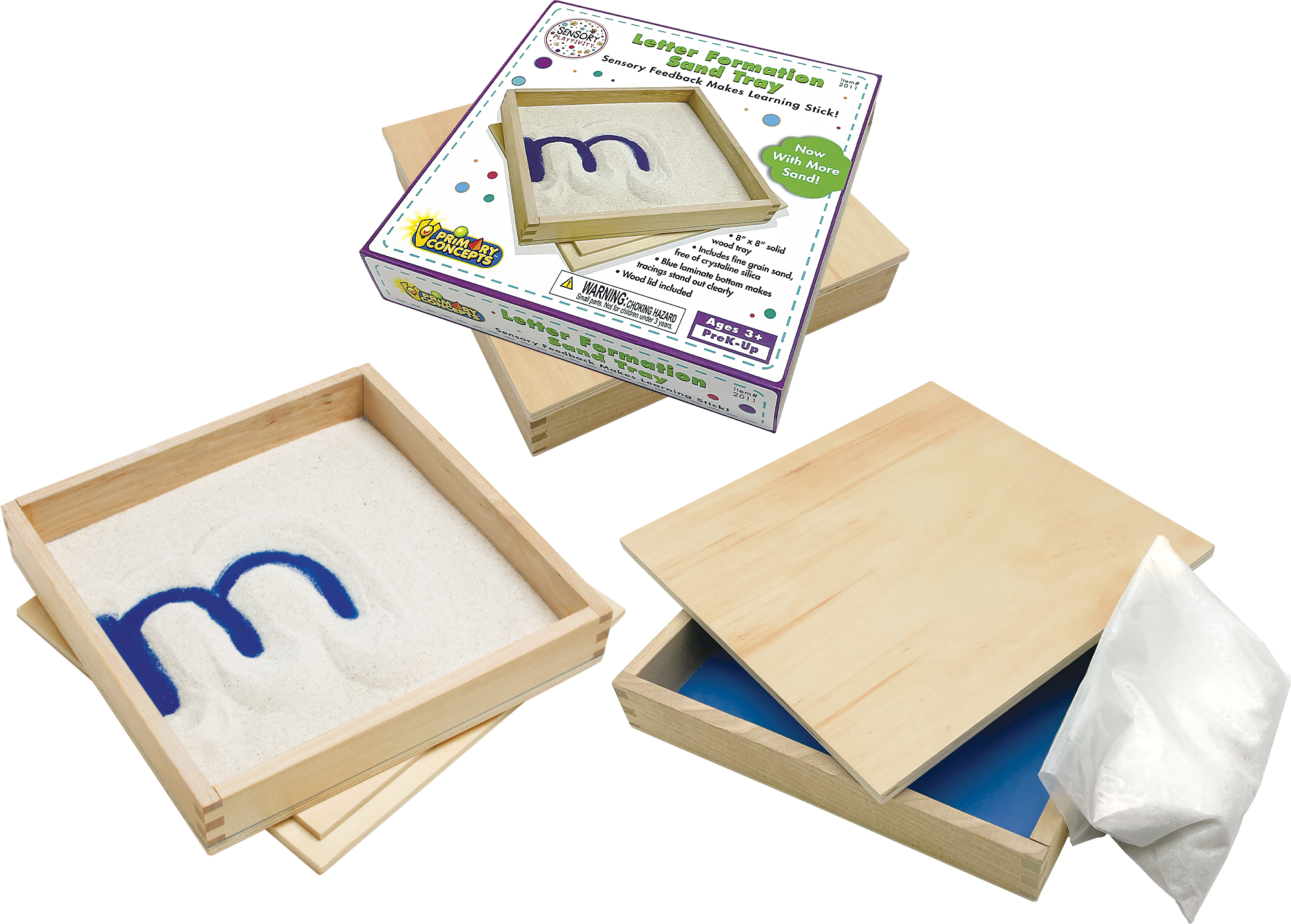 Sensory Playtivity Letter Formation Sand Trays (Set of 4) - TCR2012 ...