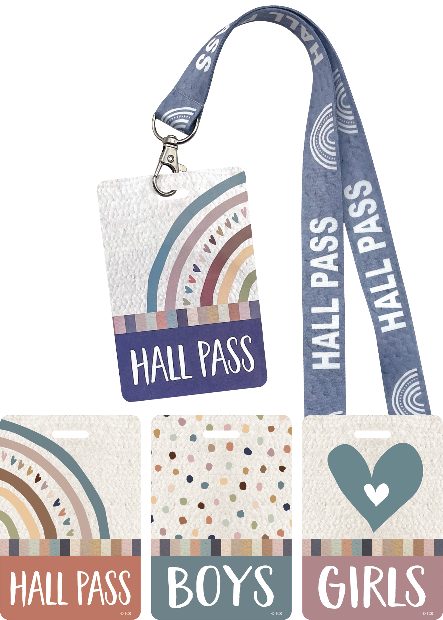 Everyone is Welcome Hall Pass Lanyards - TCR20323 | Teacher Created ...