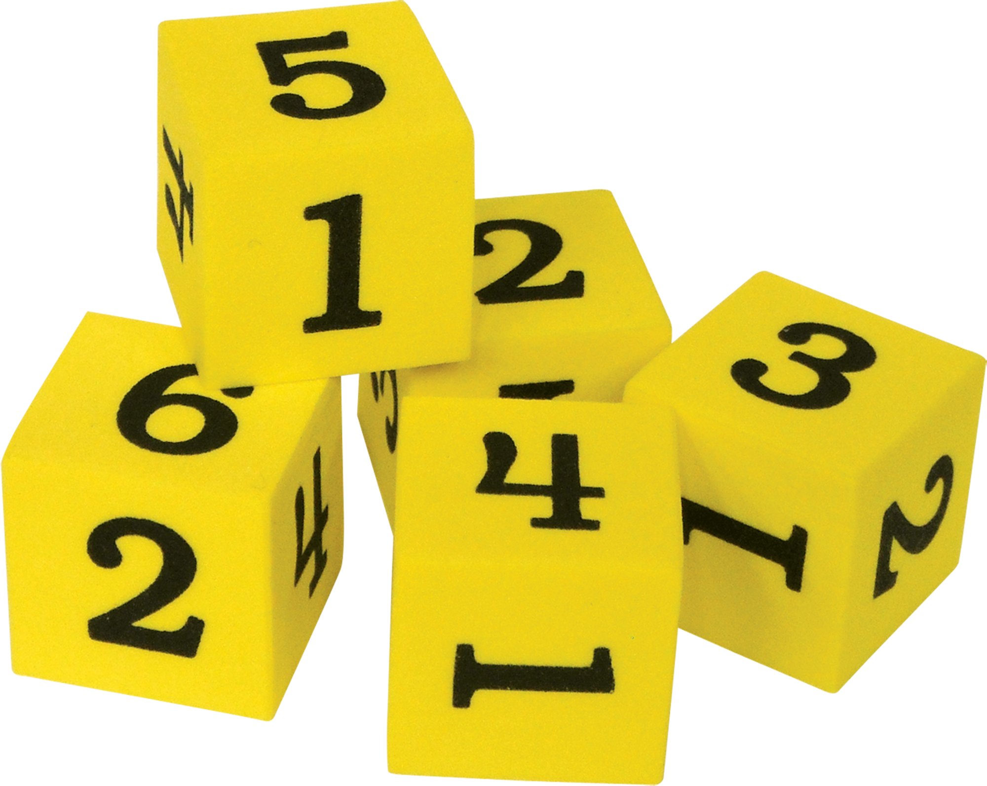 Foam Numbered Dice numerals 1 6 TCR20604 Teacher Created Resources Foam Numbered Dice numerals 1 6 TCR20604 Teacher Created Resources