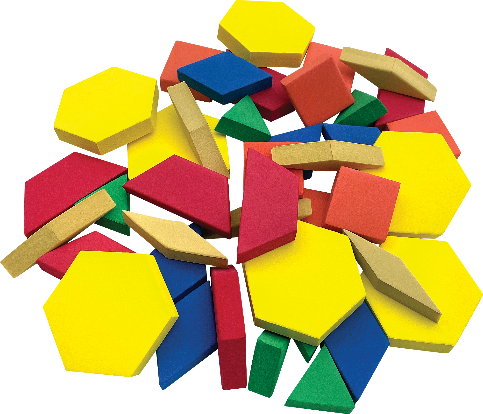 Foam Pattern Blocks TCR20612 Teacher Created Resources