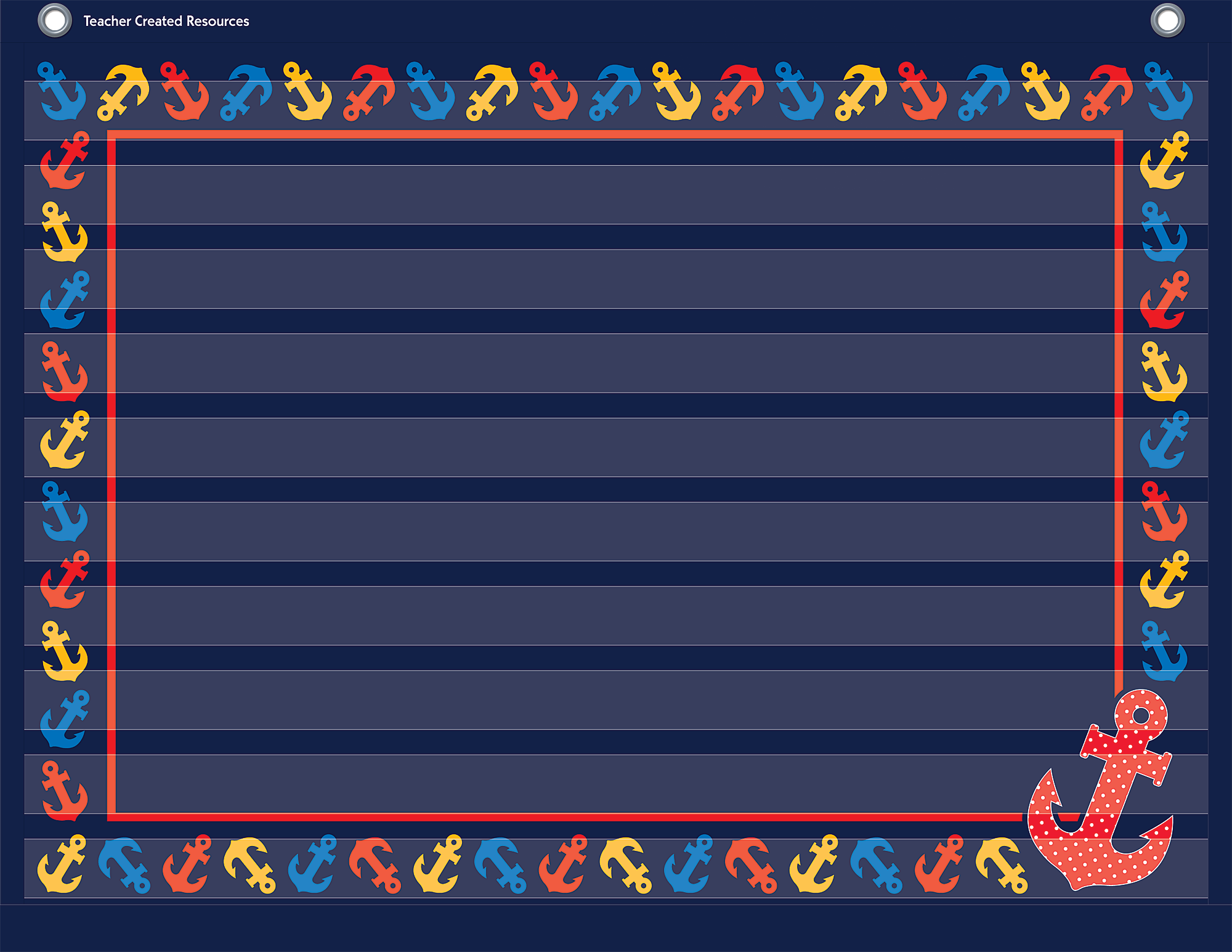 Anchors Mini Pocket Chart - TCR20776 | Teacher Created Resources